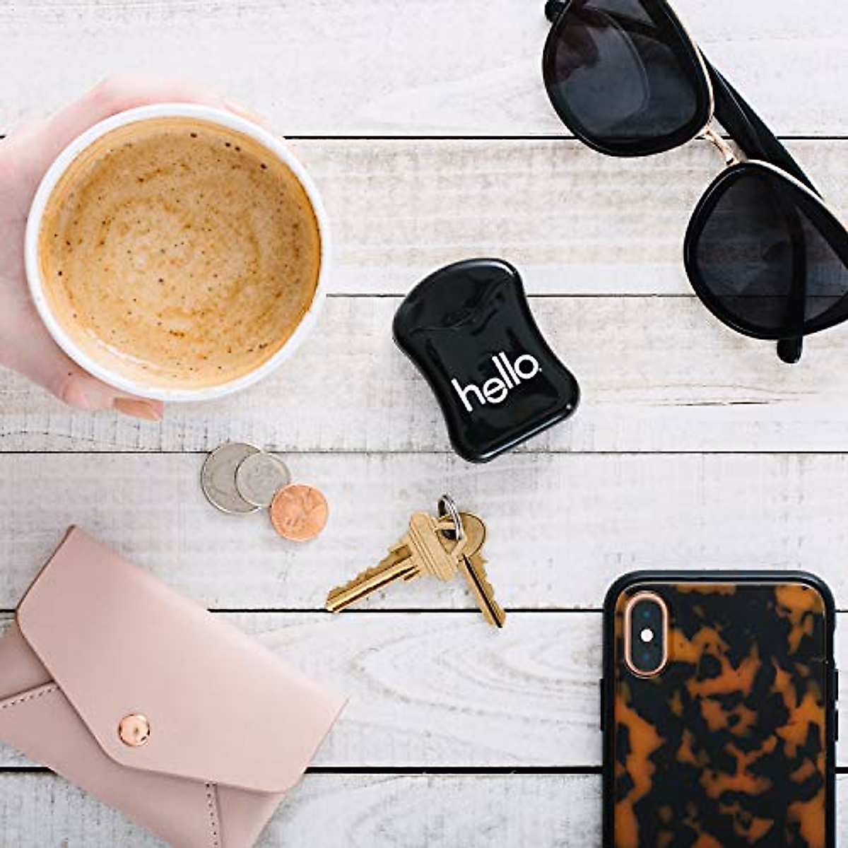 Hello Activated Charcoal Infused Floss Vegan Wax, Fresh Mint, Natural Peppermint Flavor, 3 Count