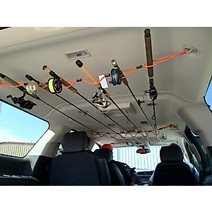 Loop Rope Hunter Pack| Bungee Cord Tie Down System | Adjustable Cargo Strap | Knot Free | Truck, RV, ATV, Camping, Outdoor Accessory | Loop, Clip & Go Includes 3', 4', 5' Ropes, & 6 Loop Clips