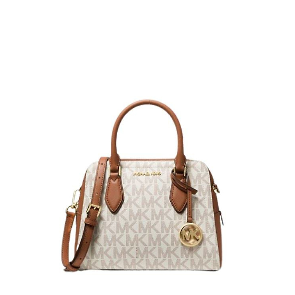Michael Kors Ayden Medium Logo And Faux Leather Satchel