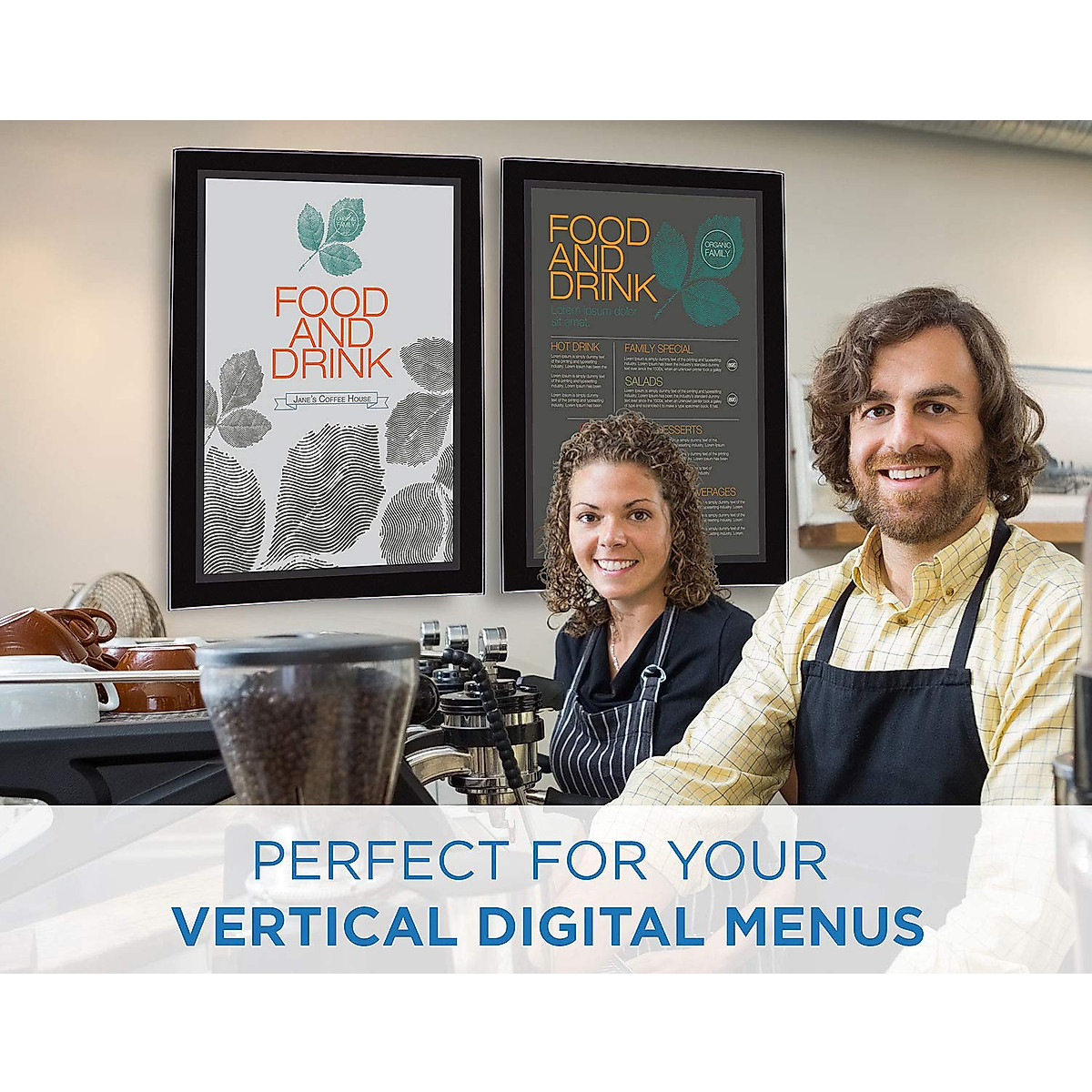 Mount-It! TV Wall Mount Landscape to Portrait Rotation, Fixed Mounting Bracket, Low-Profile for Samsung, Sony, Toshiba, Sharp, LG, Element, Westinghouse, TCL 32 to 60 Inch (Some 70") TVs, 110 lbs