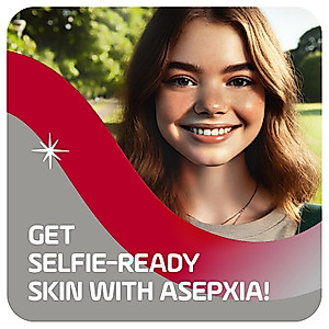 Asepxia Deep Cleansing Acne Treatment Bar Soap with Baking Soda and 2% Salicylic Acid, 4 Ounce
