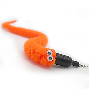 Vovamo 7Pcs Cat Feather Toys Replacement Cat Toy Wand Refills，Cat Wand Soft Furry for Interactive Cat and Kitten，Teaser Refills with Bell for Indoor Cats Kitten