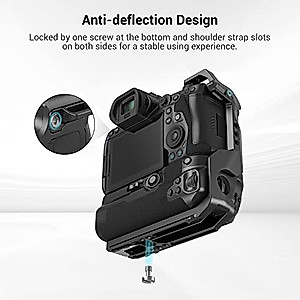 SmallRig R5 / R5 C / R6 Camera Cage for Canon R5/R6/R5 C with BG-R10 Battery Grip, Aluminum Alloy Film Movie Making Camera Video Cage with Shoe Mount 3464