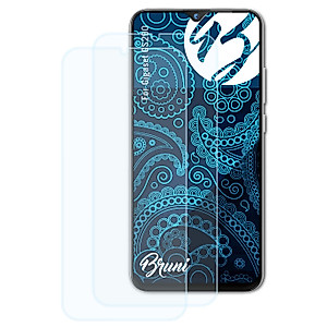 Bruni Screen Protector compatible with Gigaset GS290 Protector Film, crystal clear Protective Film (2X)