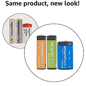 Amazon Basics 4-Pack Rechargeable AAA NiMH High-Capacity Batteries, 850 mAh, Pre-Charged