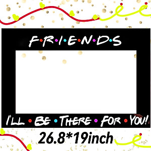 Friend Themed Photo Booth Props Friend Show Birthday Party Supplies Graduation Bridal Shower Bachelorette Party Decorations