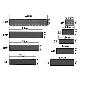 3-13 Holes Hex Shank Screwdriver Bit Holder, Drill Bit and Driver Bit Plastic Screwdriver Head Storage Case, 9 pcs Poly Bag By MKMKYEE