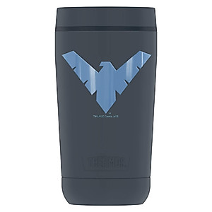 THERMOS Batman Nightwing Logo, GUARDIAN COLLECTION Stainless Steel Travel Tumbler, Vacuum insulated & Double Wall, 12oz
