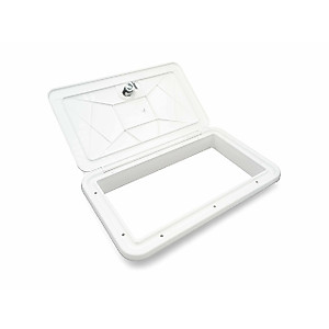 THETFORD|B&B Molders RV Replacement Parts and Accessories RV Camper Multi-Purpose Access Hatch Polar White PN 94314