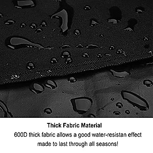 Samhe Grill Cover, 32-Inch Waterproof UV Resistant Heavy Duty BBQ Gas Grill Cover for Nexgrill Brinkmann Weber Char-Broil and More