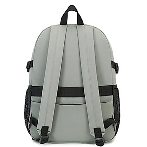 MIRLEWAIY Casual Laptop Daypack College Backpack Lightweight School Bookbag Travel Backpack Work Bag For Boys Girls, Green