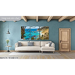 Big Sur Ocean Seascape Photo Wall Art Decor (Paper Print, 8x10 inches)