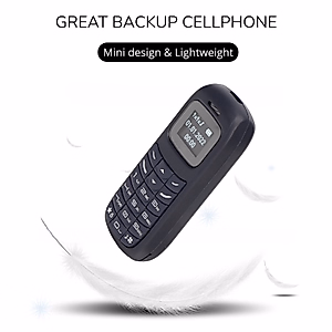 Seniors Cell Phone, Big Buttons Volume Unlocked Simple Mobile Phone, Dual Card Mini Backup Mobile Phone with Low Radiation Rate, 2G Network (Blue)