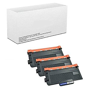 AM-Ink 3-Pack Compatible TN850 TN-850 TN820 Toner Cartridge Replacement for Brother HL-L6200DW HL-L6200DWT HL-L6250DW HL-L5200DW MFC-L5900DW MFC-L58000DW MFC-L6700DW Printer (Black)