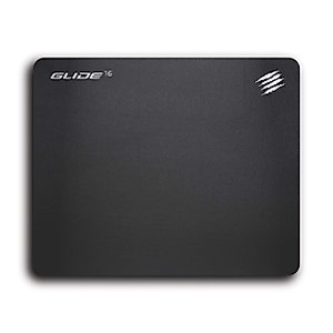 Mad Catz The Authentic G.L.I.D.E. 16 High Performance Gaming Mouse Pad Gaming Surface With Heat Bonded Edges And Non-Slip Rubber Base 10.6 x 12.6 in, Black