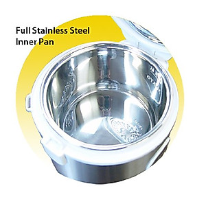 Oyama CFS-F12B 7 Cup Rice Cooker, Stainless Black