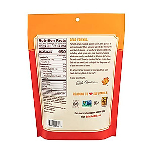 Bob's Red Mill Homestyle Maple Sea Salt Granola, 11-ounce (Pack of 6)