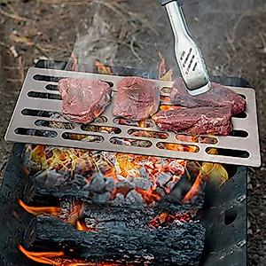 EYHLKM Titanium Barbecue Grill Lightweight Portable BBQ Grill Plate for Outdoor Camping Hiking Backpacking Picnic Tool Backyard