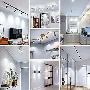 Maylaywood GU10 LED Light Bulbs, 50 Watt Halogen Equivalent, Daylight White 5000K, 450 Lumens, Non-Dimmable, 4W LED Bulb Replacement for Recessed Track Lighting, 120 Degree Flood Beam, 5-Pack