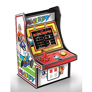 My Arcade Micro Player Game Bundle: Mappy and Ms. Pac-Man - Fully Playable 6.75 in. Collectible