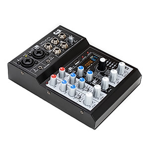 CAD Audio MXU4-FX 4 Channel Mixer with USB Interface and Digital Effects , Black
