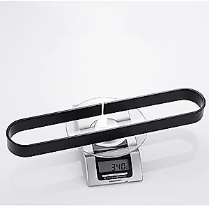 Towel Rack, Black Towel Rod Bathroom Accessories Towel Bar, Bath Towel Holder Bathroom Kitchen Towel Storage Rack, Kitchen Dish Cloth Hanger Multiple Uses (Size : 60cm)
