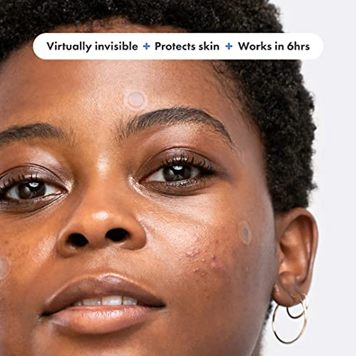 Mighty Patch Invisible+ from Hero Cosmetics - Daytime Hydrocolloid Acne Pimple Patches for Covering Zits and Blemishes, Ultra Thin Spot Stickers for Face and Skin, Vegan-friendly and Not Tested on Animals (39 Count)