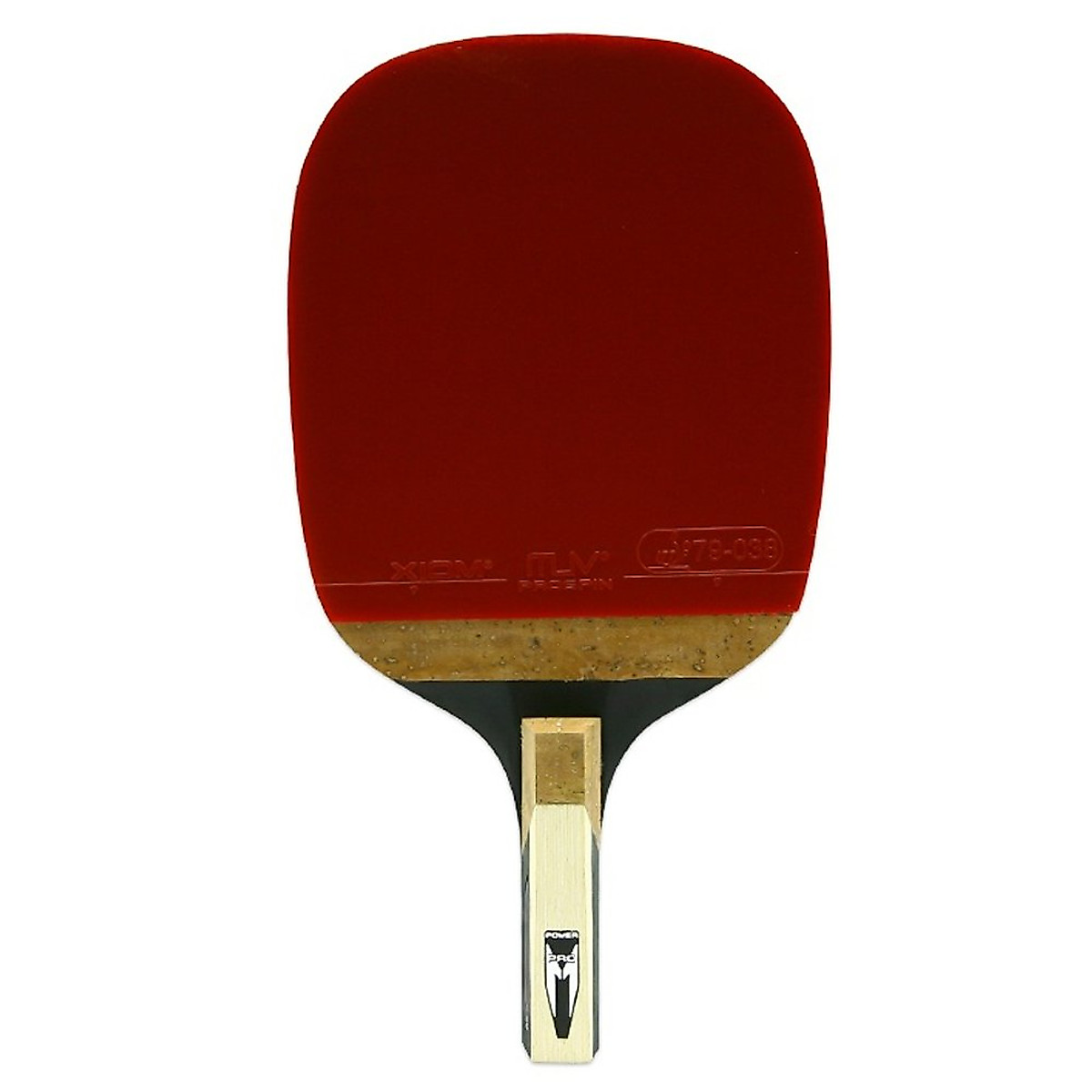 JISAM TRADE Champion XIOM M8.0P Ping Pong Racket Table Tennis Penholder Type for Professional + Key Ring