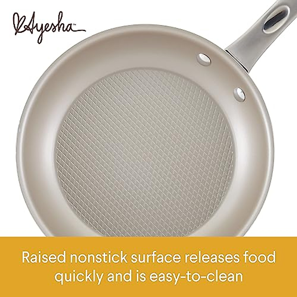 Ayesha Curry Home Collection Nonstick Cookware Pots and Pans Set, 9 Piece, Sienna Red