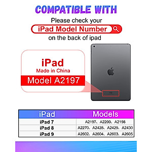 Uppuppy for iPad 9th/8th/7th Generation Case 10.2 Inch Girls Cute Women Folio Smart Cover with Pencil Holder Tree Aesthetic Cool Design Girly Teens Unique Cases for iPad 7/8/9 Gen A2602 A2270 A2197