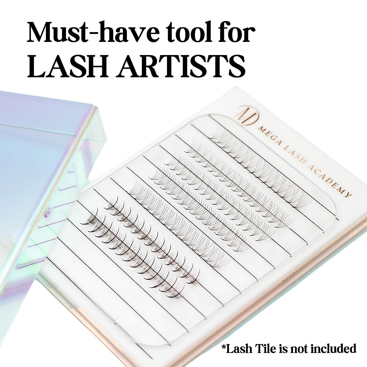 2 pcs Large Silicone Eyelash Pads for Lash Extension | XL Size 3.7 x 4.7 inches | Premade Lash Holder Sticker for Eyelash Extension Supplies