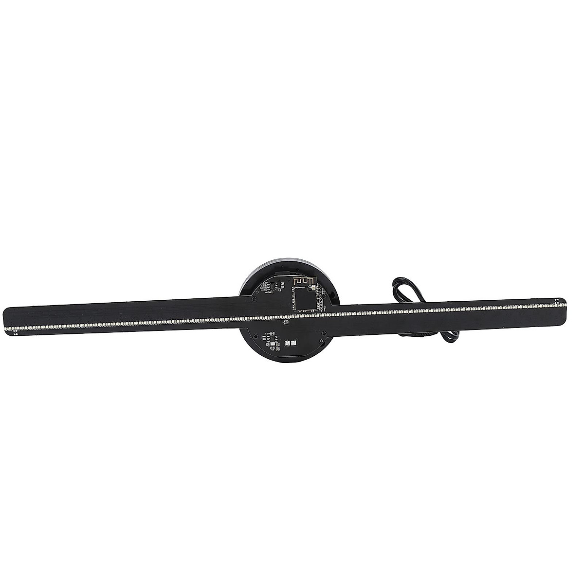 PUSOKEI 3D Holographic Fan Advertising Machine,LED Projection Fan Naked Eye 3D Display 800x480P 224 Lamp Beads,Support /APP,16GB TF Card,Suitable for Business, Holiday