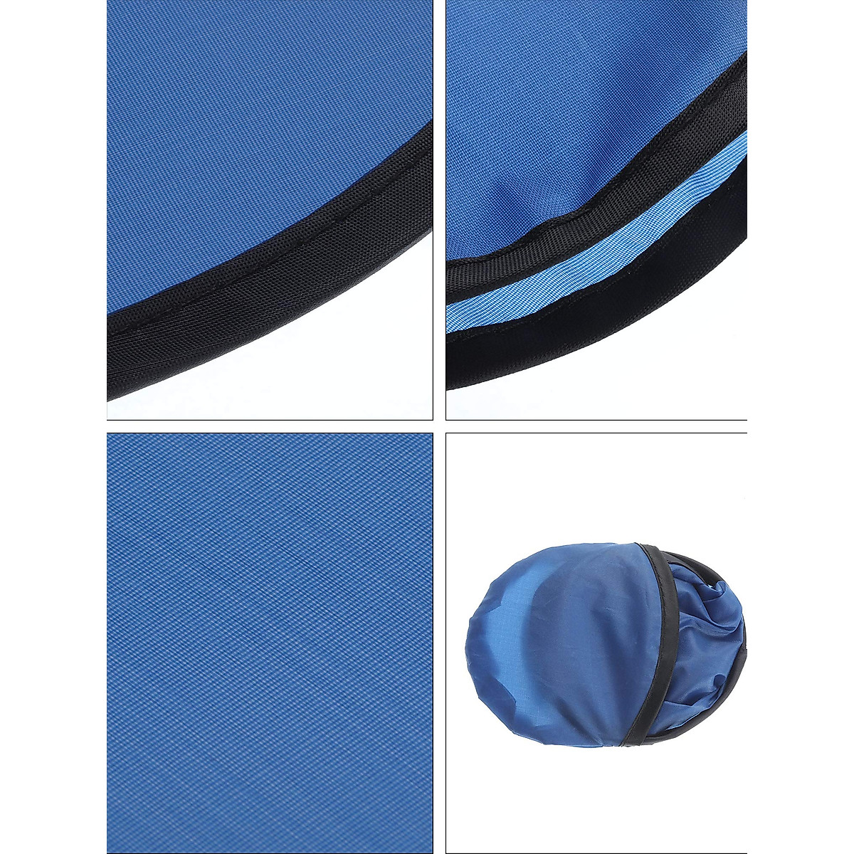 Gejoy 24 Pcs Foldable Flying Disc Fans Set Beach Flying Disc for Party Gift Halloween Christmas New Year (Mixed Color)