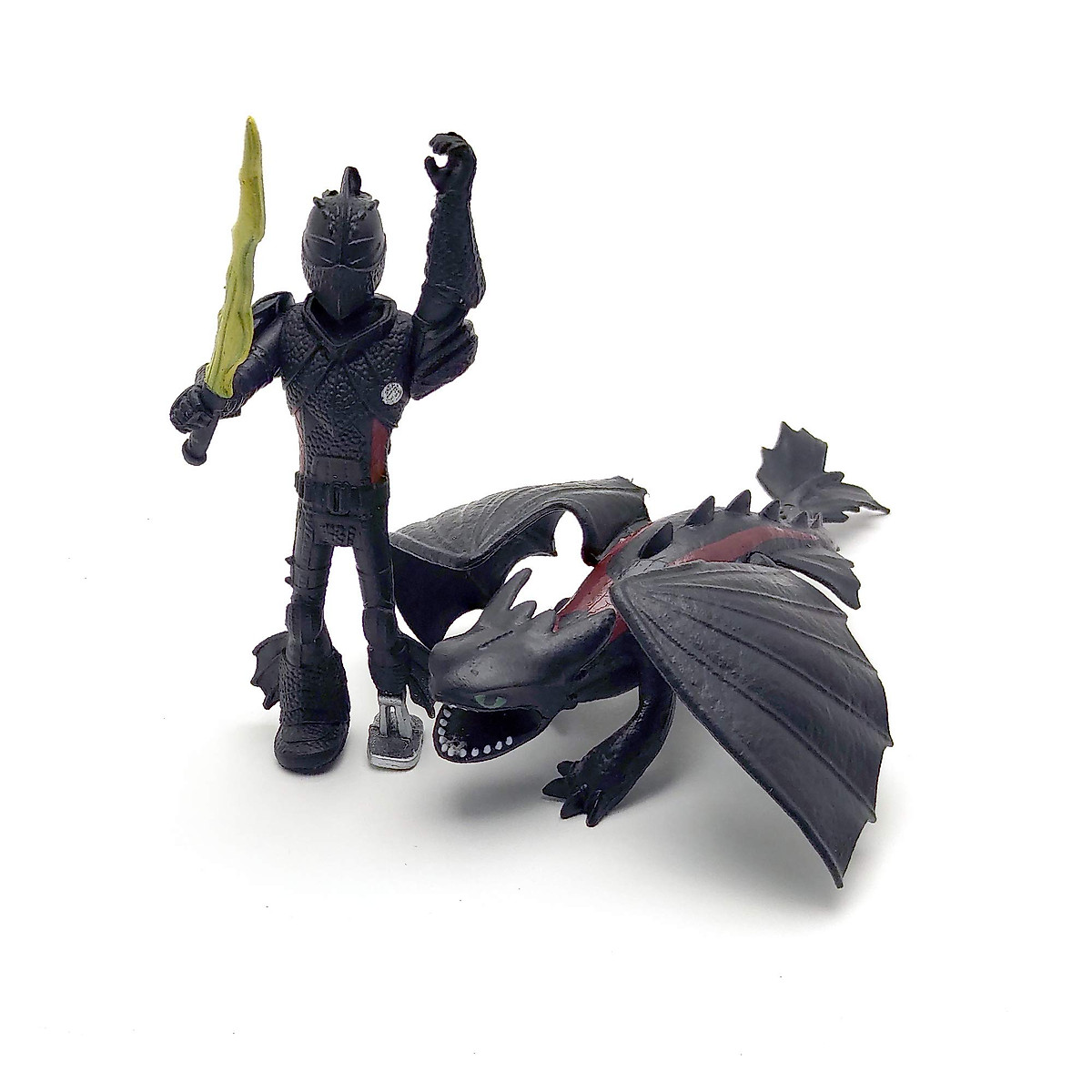 Toysvill Vikings & Dragon Toys Action Figures (Light Fury, Night Fury, Deathgripper, Monstrous Nightmare, Deadly Nadder, Hiccup, Astrid Hofferson, Snotlout Jorgenson) SET 8 PCS