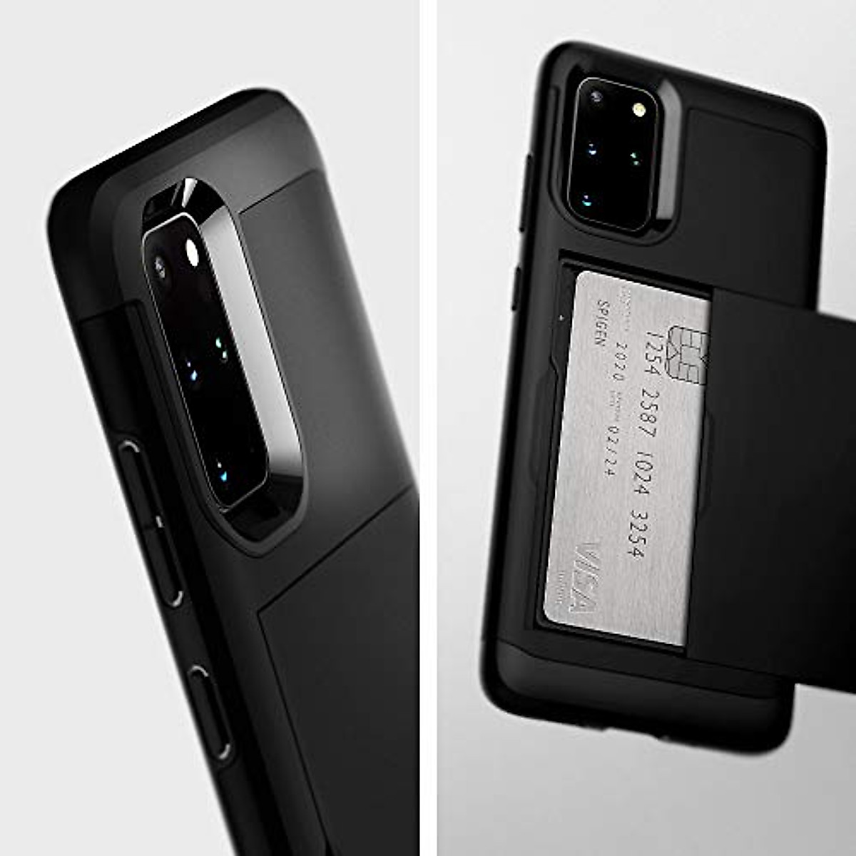 Spigen Slim Armor CS Designed for Samsung Galaxy S20 Plus Case (2020) - Black