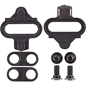 SHIMANO unisex adult Sh-51 Without Plate replacement cycling cleats, Black, One Size US