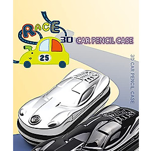 Sports Car Pencil Case, Pencil Case for boys, Pencil Case for School, Pencil Case for School boys,3D Pen Pouch Holder for School Students Boys Teens (black)