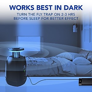 MAGGIFT Bug Zapper, Fruit Flies Trap, Electric Mosquito & Fly Zappers Fly Trap for Outdoor & Indoor for Home, Camping, Gnats, Backyard, Patio