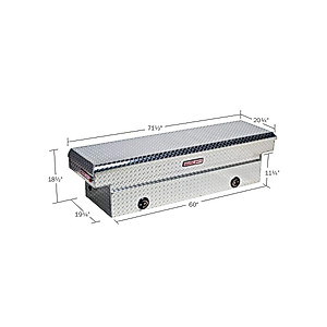Weather Guard 127002 Aluminum Saddle Box