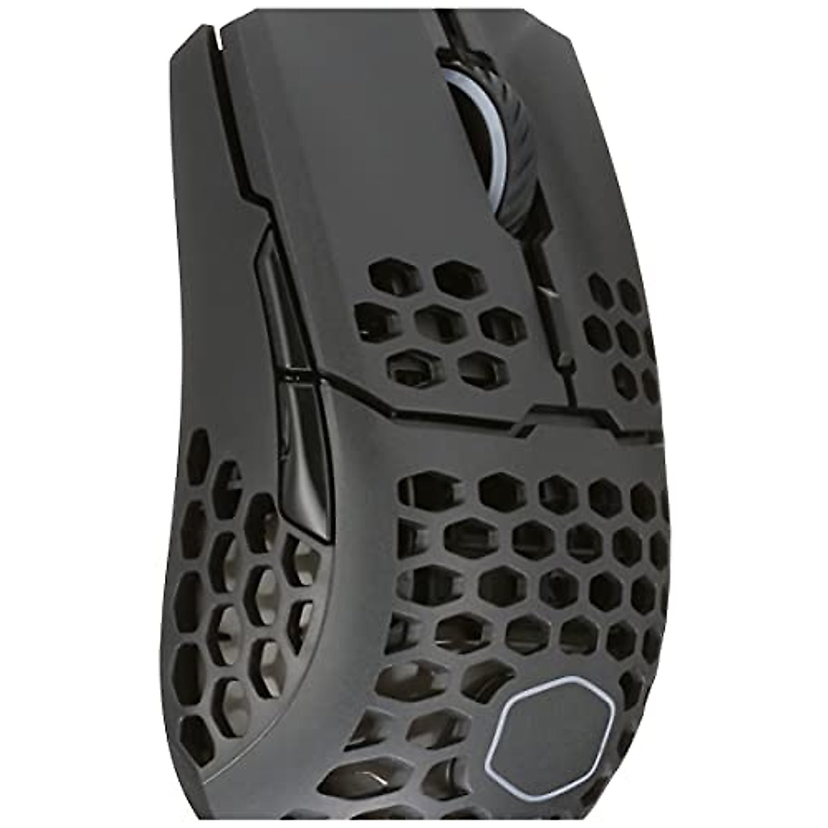Cooler Master MM711 RGB-LED Lightweight 60g Wired Gaming Mouse - 16000 DPI Optical Sensor, 20 Million Click Omron Switches, Smooth Glide PTFE Feet, and Ambidextrous Honeycomb Shell - Matte Black