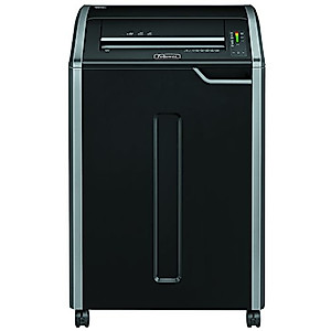 Fellowes Powershred 485i 100% Jam Proof Commercial Grade 38-Sheet Strip-Cut Paper Shredder, TAA Compliant (38480)