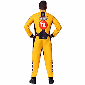 Fun Costumes Uniform Costume of NASCAR Kyle Busch Plus Size 2X Yellow 2X
