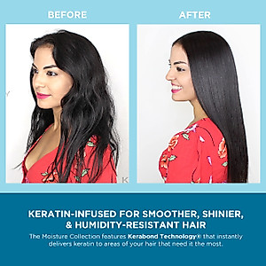 Keratherapy Keratin Infused Moisture Shampoo, 10.1 fl. oz., 300 ml - Anti Frizz Moisture Shampoo for Oily Scalp and Dry Ends - Kerabond Technology, Aloe Vera, & Willow Bark