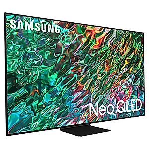 SAMSUNG QN55QN90BAFXZA 55 inch Class Neo QLED 4K Smart TV 2022 (Renewed) Bundle with 2 YR CPS Enhanced Protection Pack