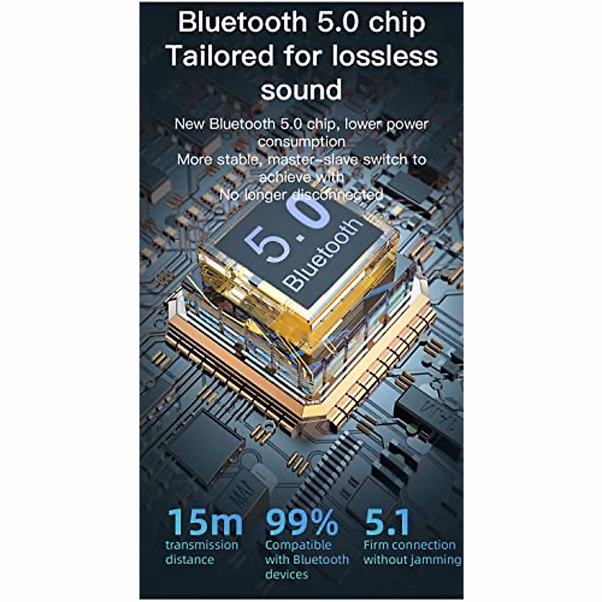 FELIMAI Bluetooth Headphones Neckband, Long Battery Life,120 Hours Playtime,Support SD Card Play Music,Bluetooth Wireless Sport Headphones,Bluetooth Neckband Running (365 Days Free Replacement)