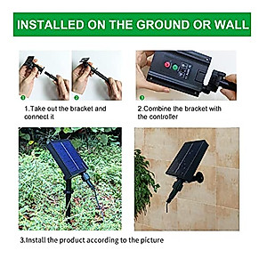 300 LED Solar Net Lights, 8 Modes Connectable Outdoor Mesh Lights, 14.8ft x 5ft Waterproof Green Wire String Lights for Bushes Trees Wall Party Hedges Fence Yard Garden Indoor Decor-Cool White