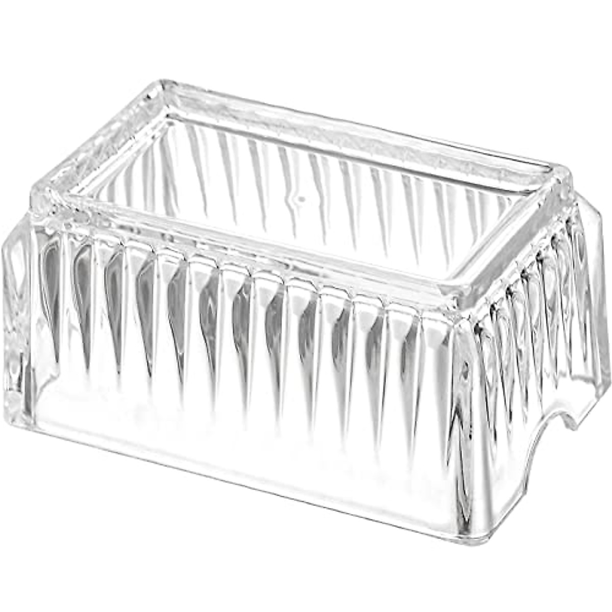 DEAYOU 6-Pack Sugar Packet Holder, Acrylic Tea Bag Organizer for Drawer, Clear Sugar Bag Caddy Container, Small Condiments Packet Holder Dispenser for Countertop, Coffee Bar, Cabinet, Sweetener