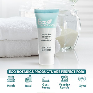 Eco Botanics Amenities Travel-Size Hotel Lotion, 0.85 oz. (Case of 300)