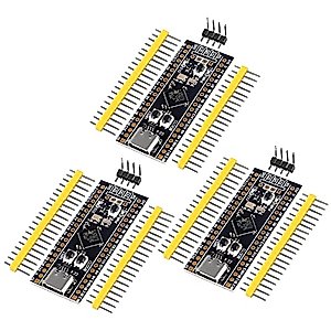 DORHEA 3Pcs STM32F411 Development Board V3.0 STM32F411CEU6 STM32F4 Learning Board 100Mhz Freq 128KB RAM 512KB ROM for Programming