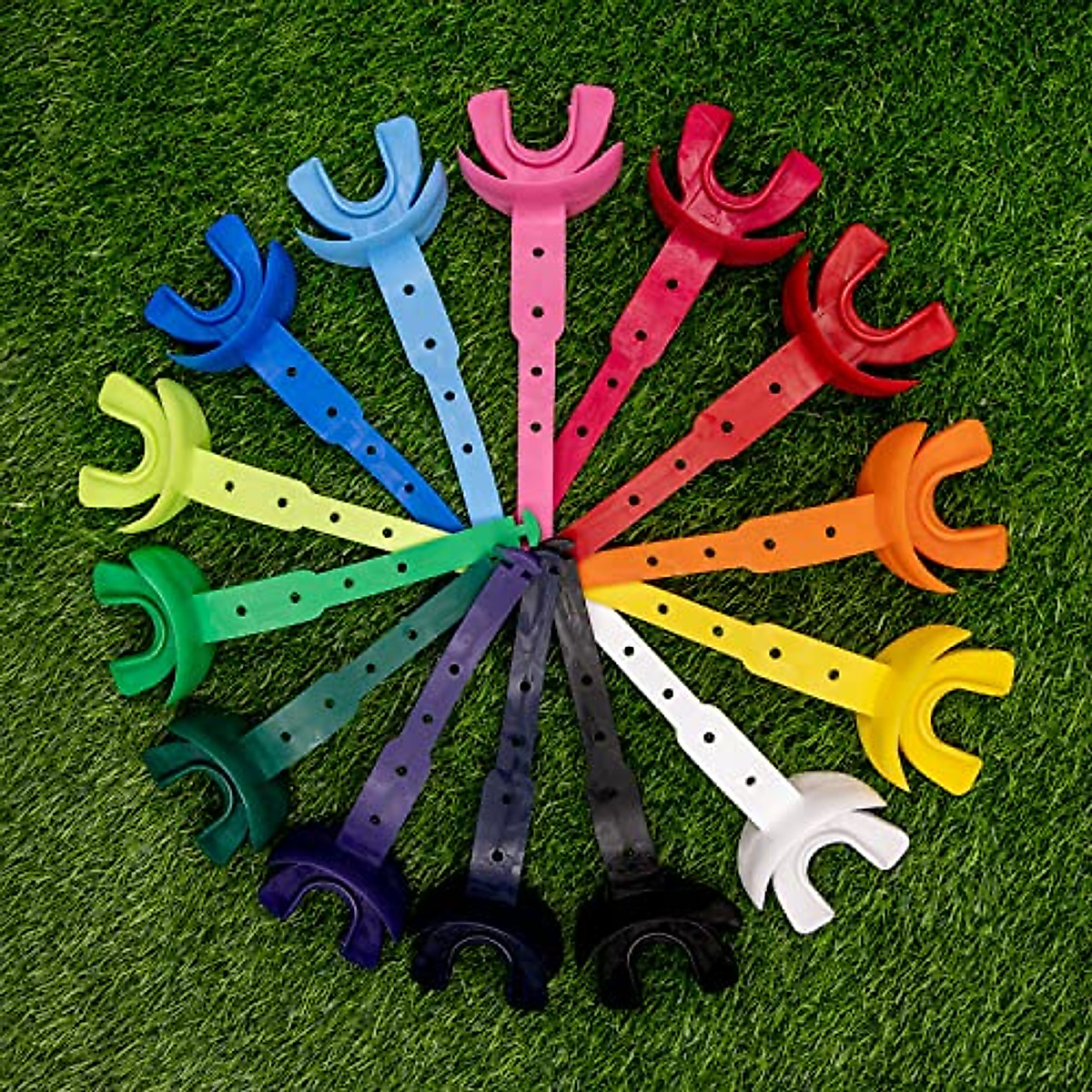 Markwort Vettex Doubleguard Mouthguard for Football, Lacrosse, MMA, Boxing, Braces - Breathable Doubleguard with Lip Protection and Strap,White